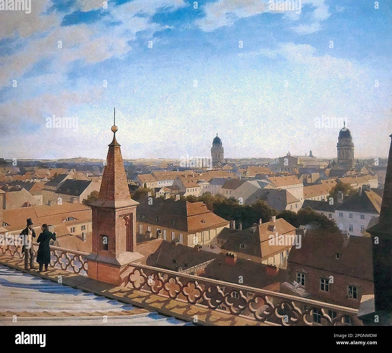 Gaertner Eduard - Panorama Of Berlin From The Roof Of The ...