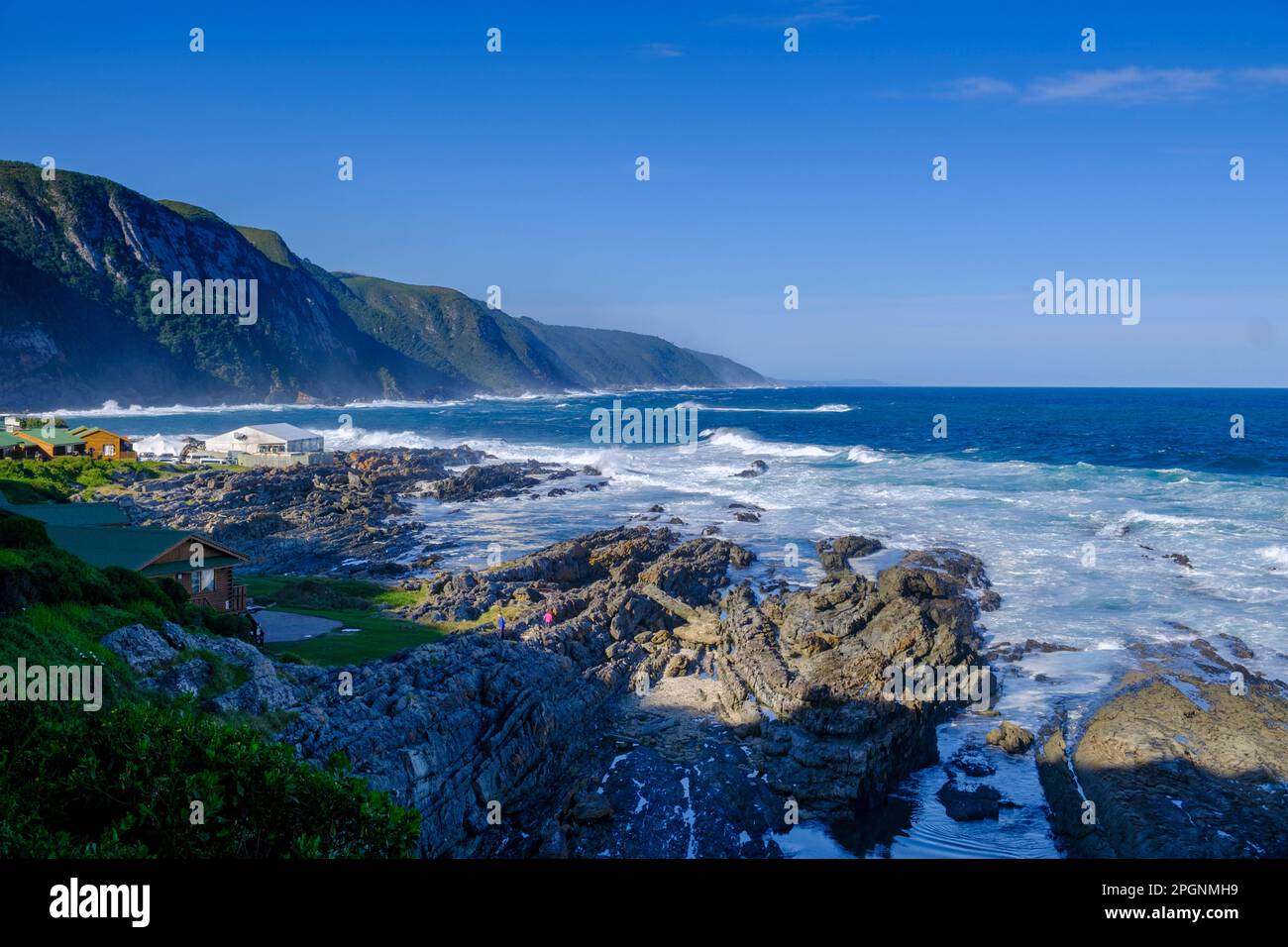 Rugged bank storms river tsitsikamma national park hi-res stock ...