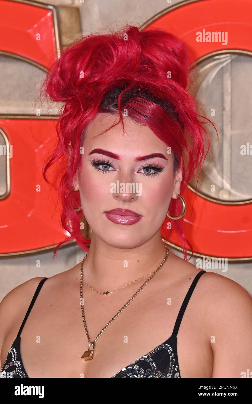 London, UK. 23rd Mar, 2023. Megan Barton at UK Premiere of Dungeons ...