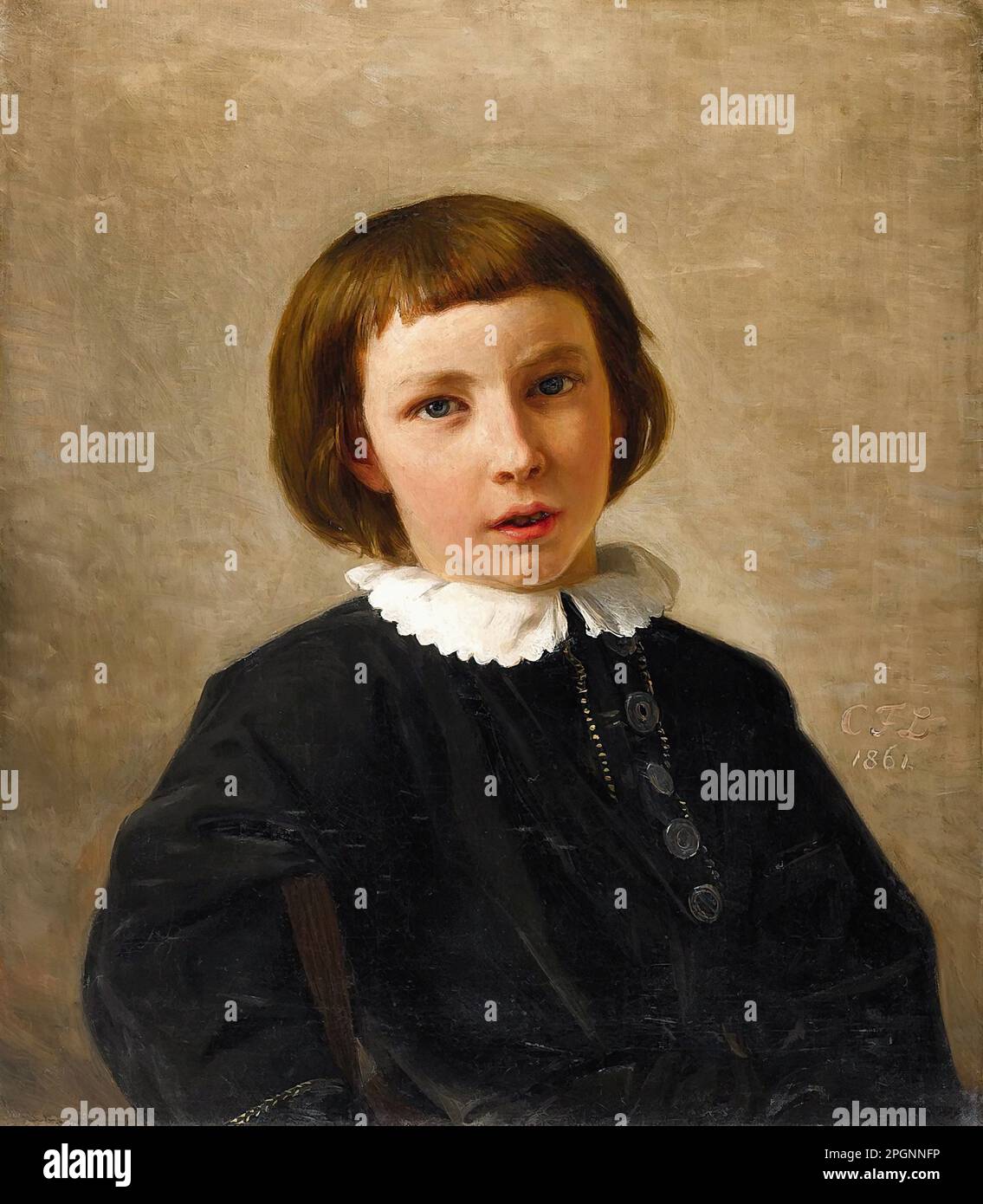 Lessing Karl Friedrich - Conrad Lessing The Painter's Son At The Age Of ...