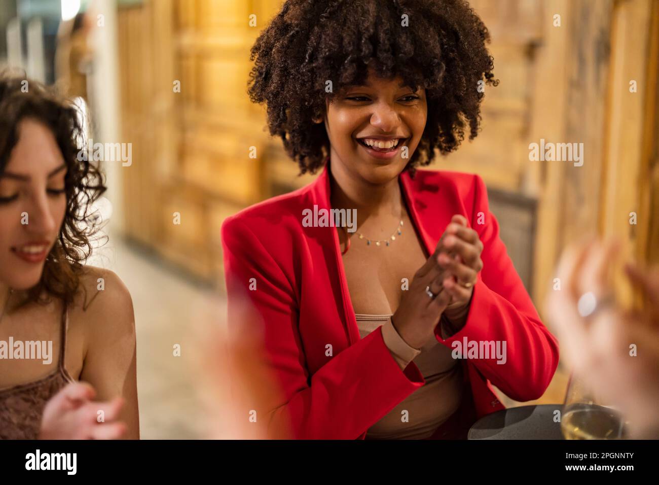 Celebration happy clapping smiling hi-res stock photography and images ...