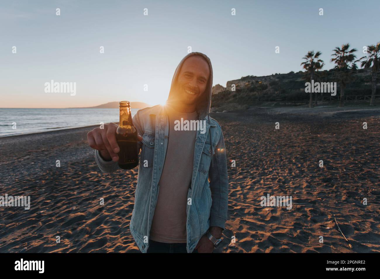 Guys Standing Around Drinking Beer
