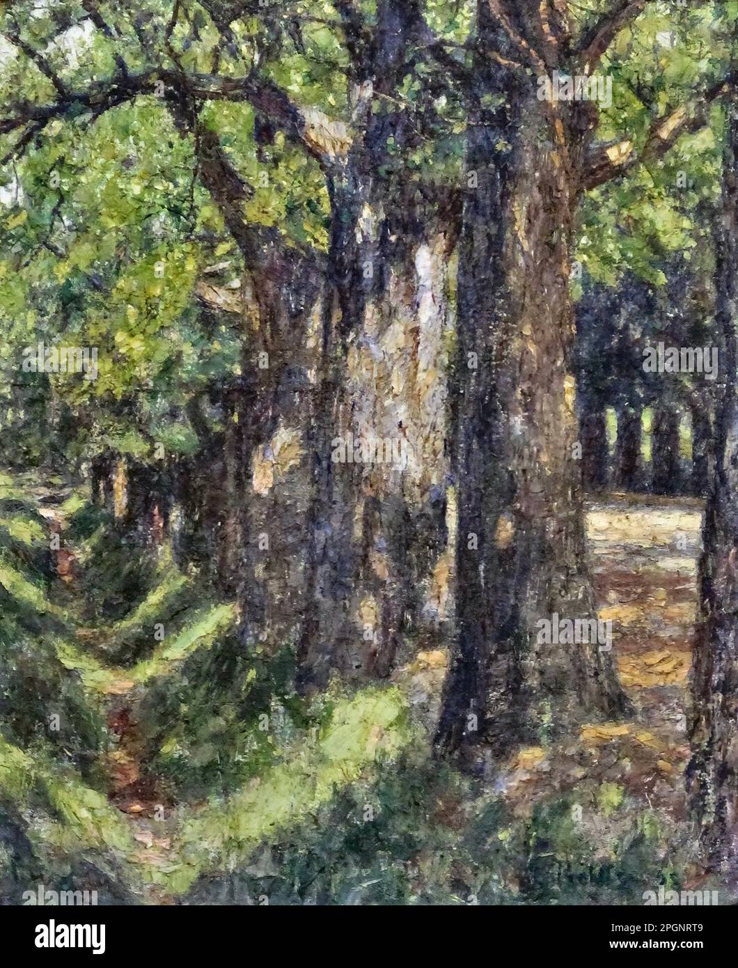 Rohlfs Christian - Belvederer Allee IN Midsummer - German School - 19th ...