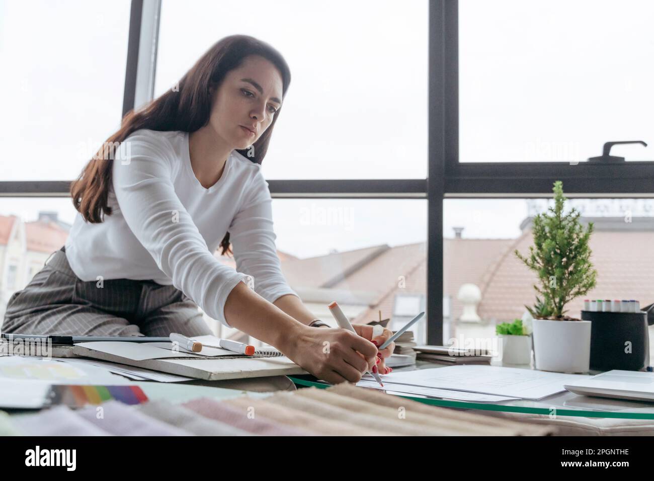 Plan workplace interior hi-res stock photography and images - Alamy