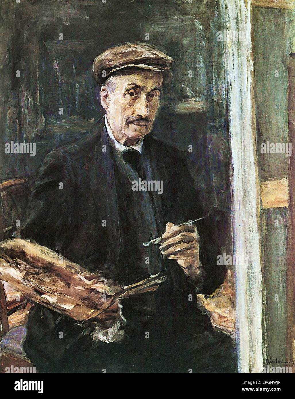 Liebermann Max - Self Portrait 03 - German School - 19th Century ...