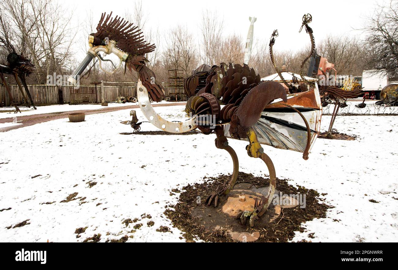 Sumpter, Wisconsin, USA. 23rd Mar, 2023. Constructed in the 1980's by ...