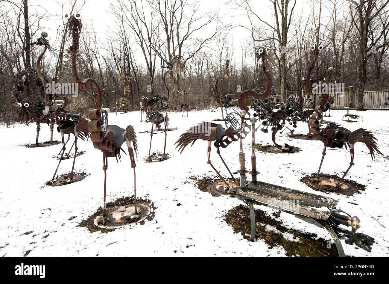 Sumpter, Wisconsin, USA. 23rd Mar, 2023. Constructed in the 1980's by ...