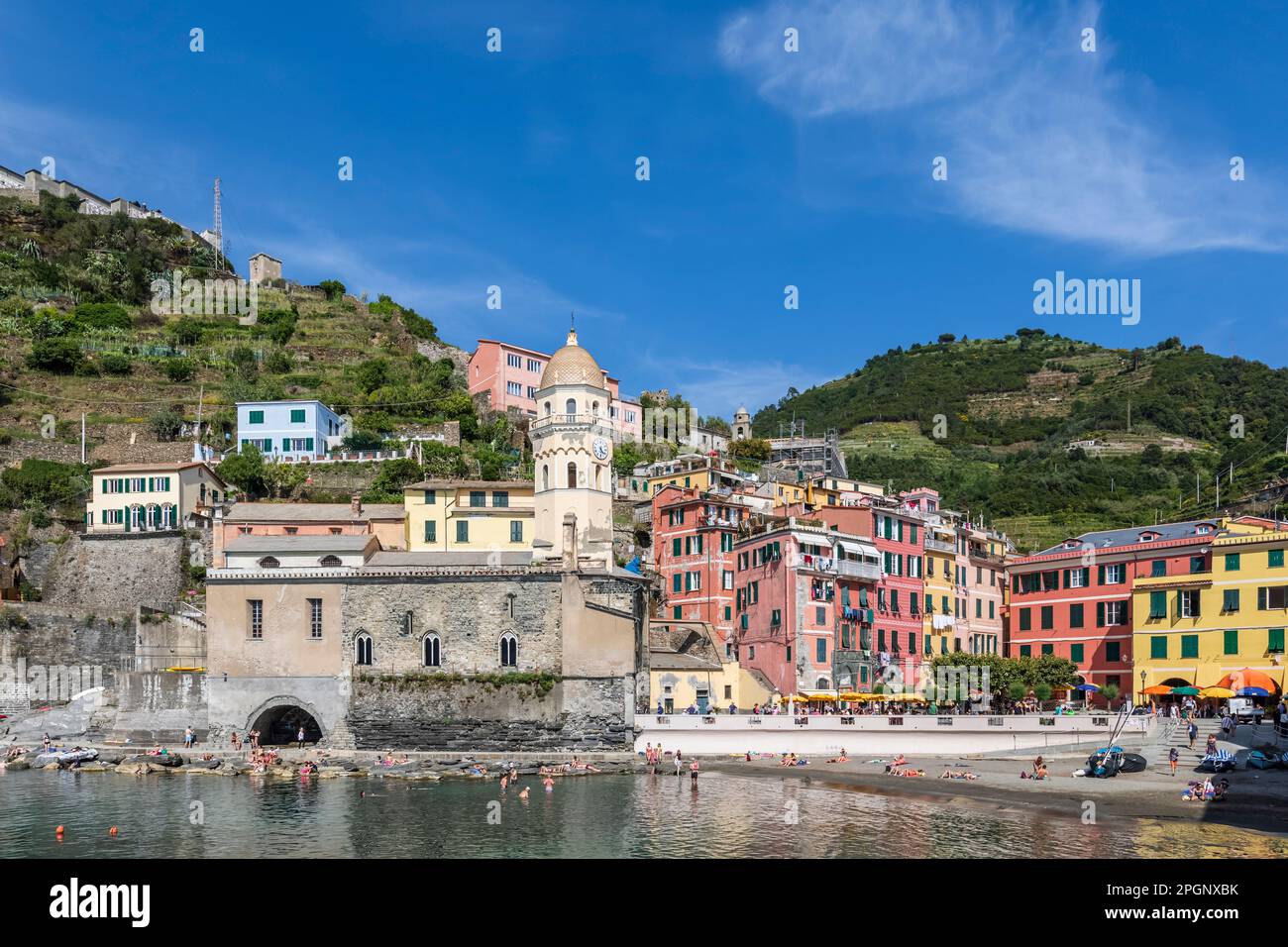 Edge coastal town along cinque terre hi-res stock photography and ...