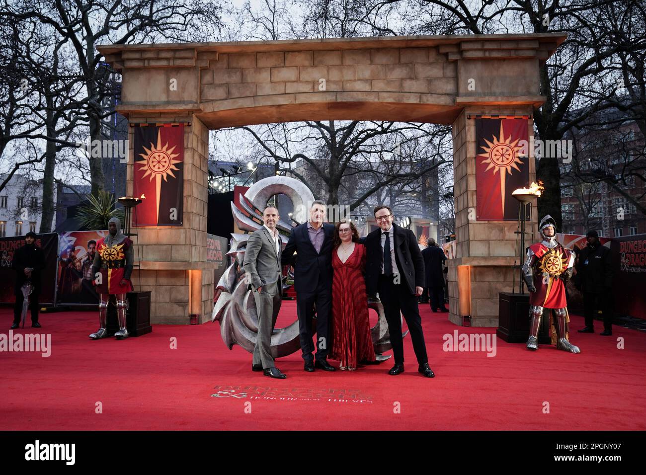 Zev Foreman, from left, Nick Meyer, Jeremy Latcham, Ashley Alexander ...