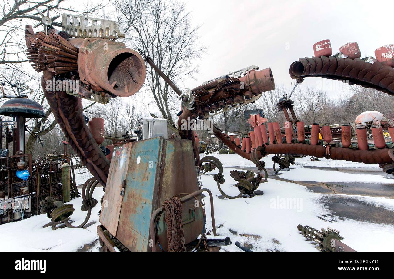 Sumpter, Wisconsin, USA. 23rd Mar, 2023. Constructed in the 1980's by ...