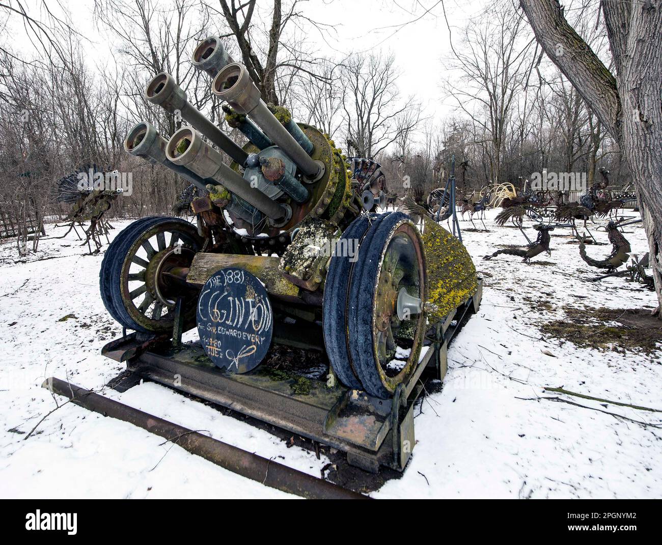 Sumpter, Wisconsin, USA. 23rd Mar, 2023. Constructed in the 1980's by ...