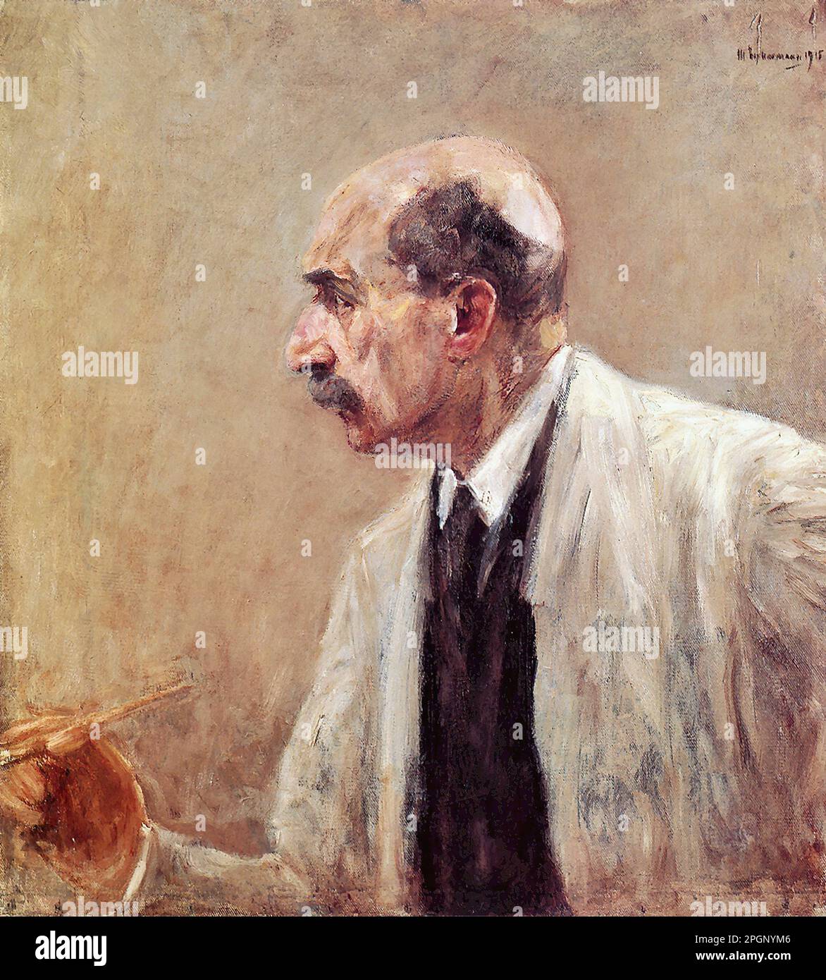 Liebermann Max - Self Portrait 11 - German School - 19th Century ...