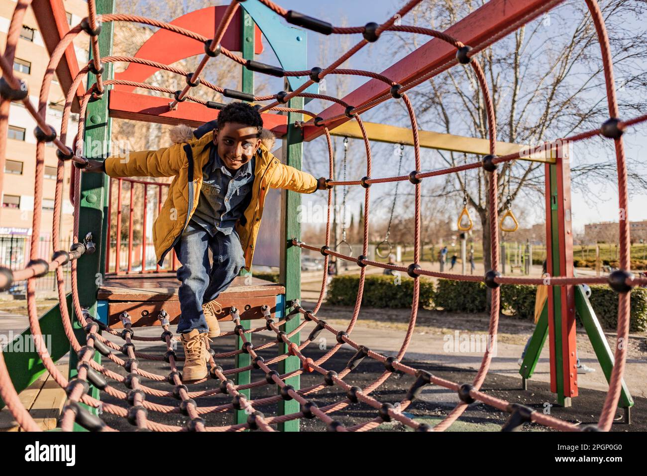 Latin children playing park playground hi-res stock photography and images - Alamy