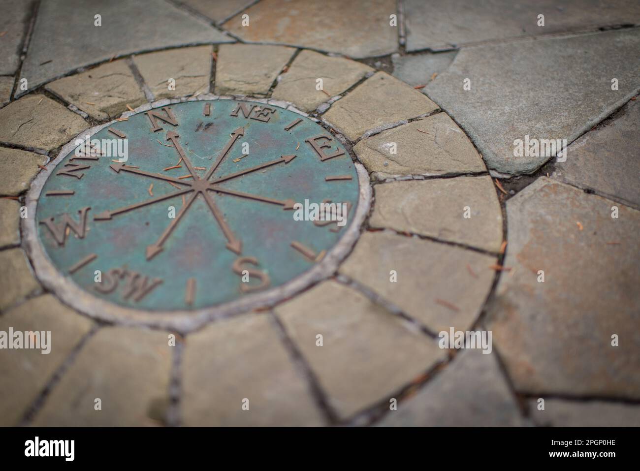Compass rose mosaic hi-res stock photography and images - Alamy