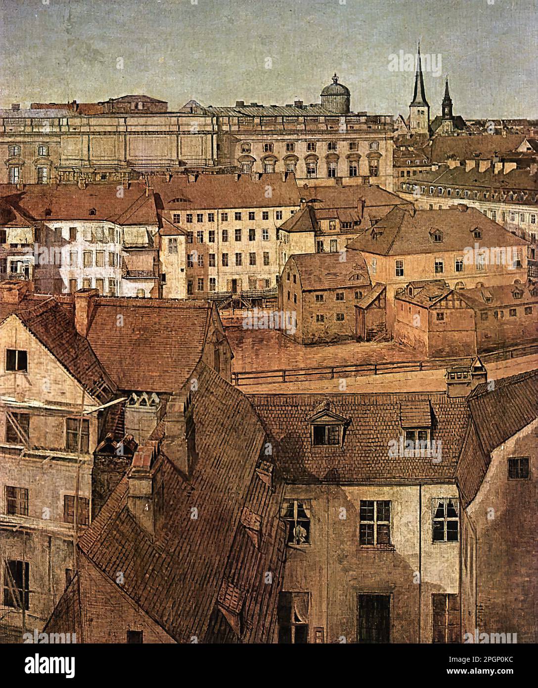 Gaertner Eduard - Panorama From The Roof Of The Friedrichwerder Church ...