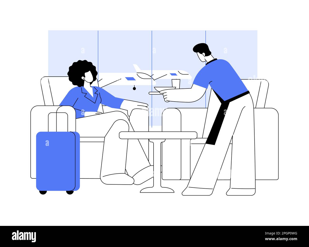 Business lounge abstract concept vector illustration Stock Vector Image ...