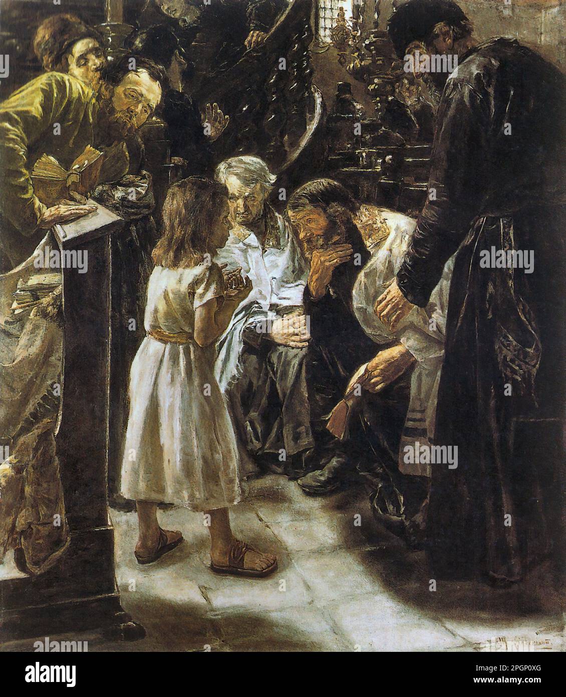 Liebermann Max - The twelve year old Jesus in the Temple - German ...