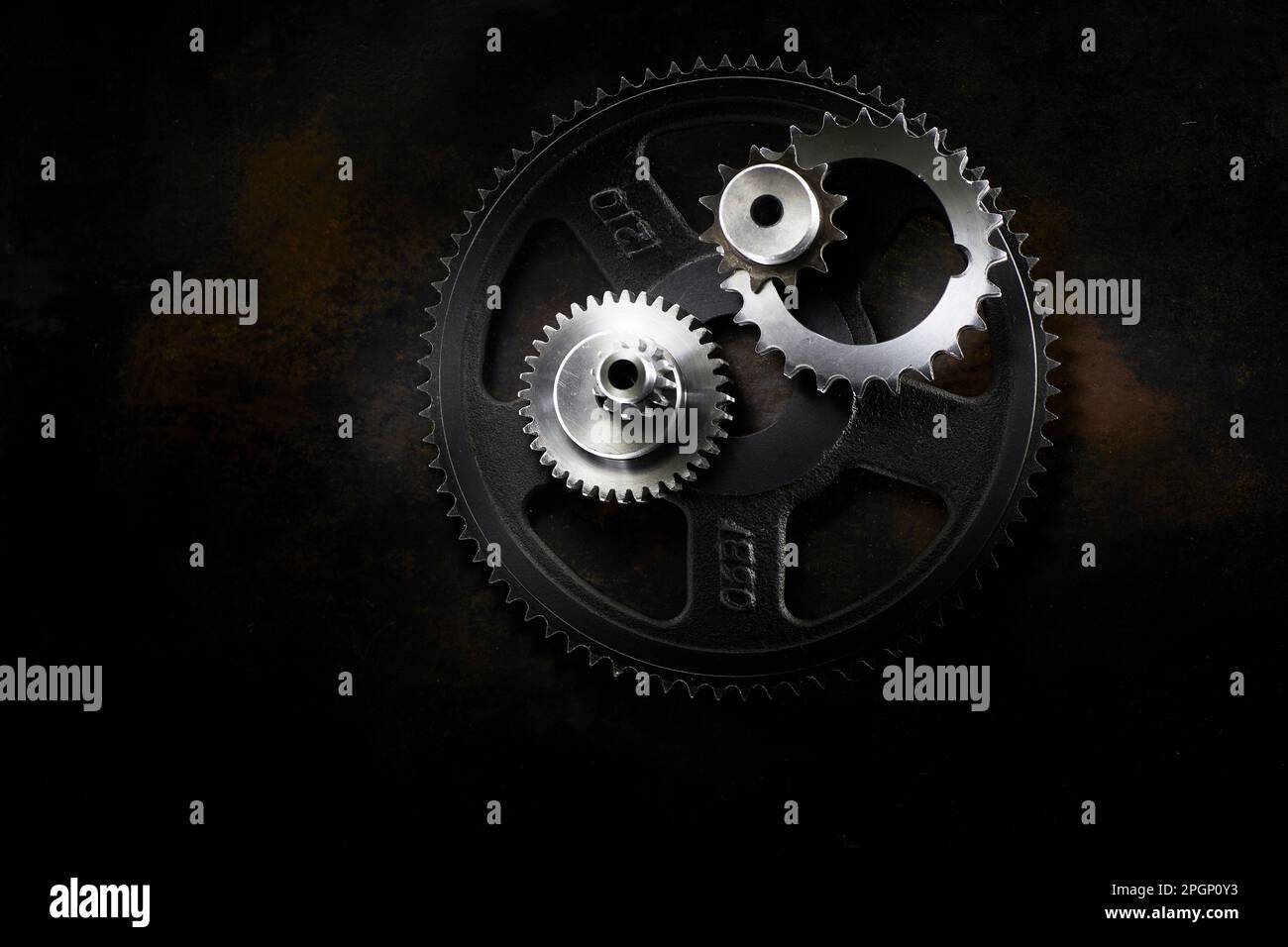 Dark gears hi-res stock photography and images - Alamy