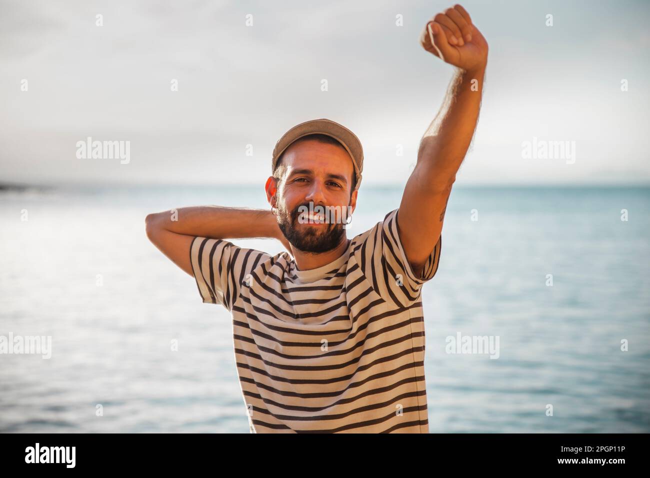 Man hand in shirt hi-res stock photography and images - Alamy