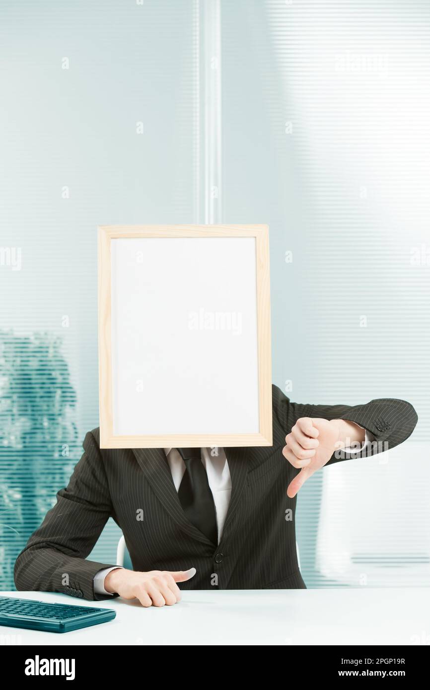 Space decision making face hand hi-res stock photography and images - Alamy