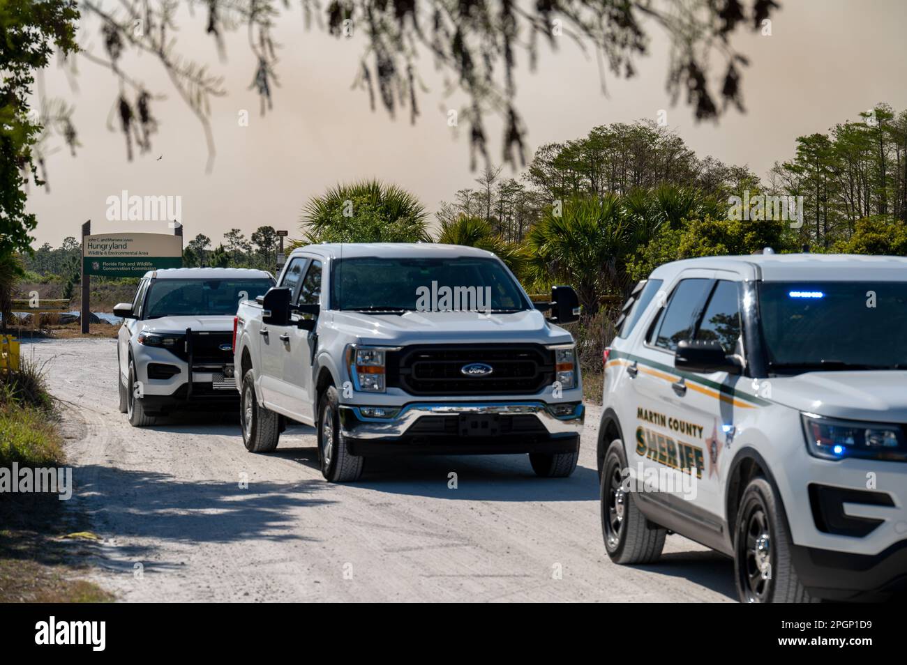 Jupiter, Florida, USA. 23rd Mar, 2023. Hungryland wildfire. Southern ...
