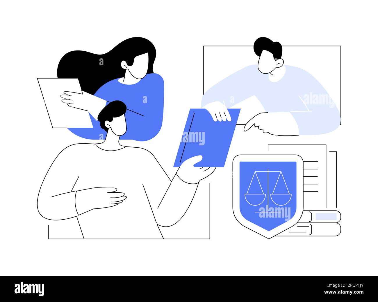 Provide legal advice Stock Vector Images - Alamy