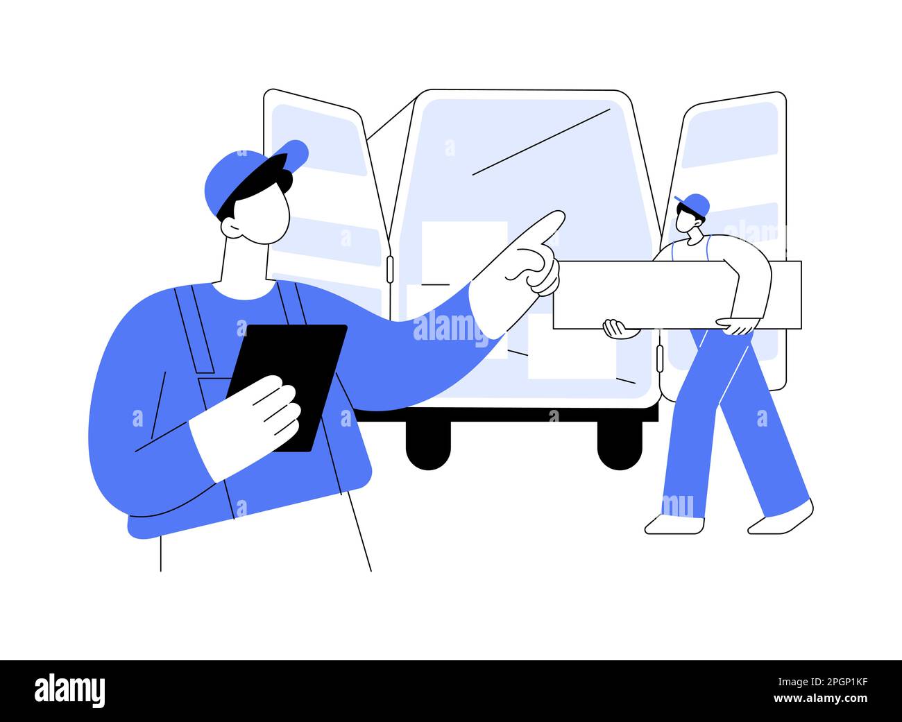 Making inventory abstract concept vector illustration Stock Vector ...