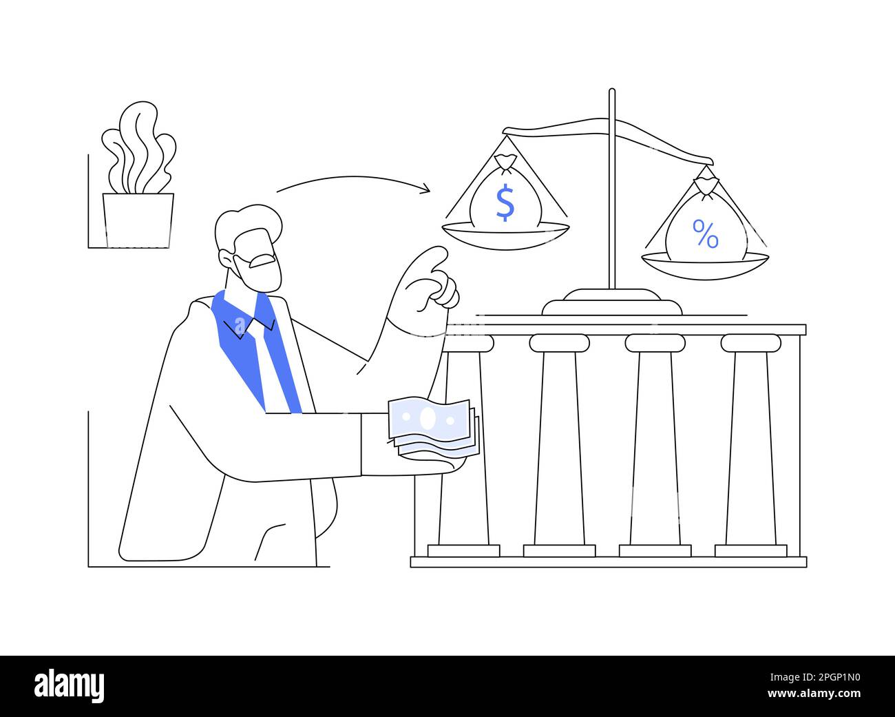 Retirement investments abstract concept vector illustration Stock ...