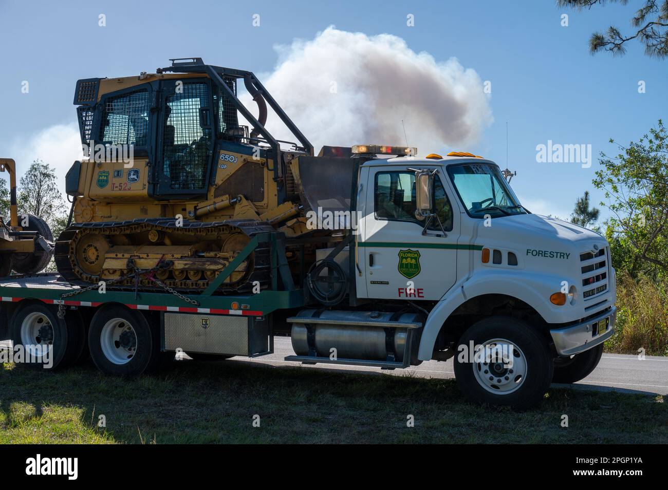 Jupiter, Florida, USA. 23rd Mar, 2023. Hungryland wildfire. Southern ...