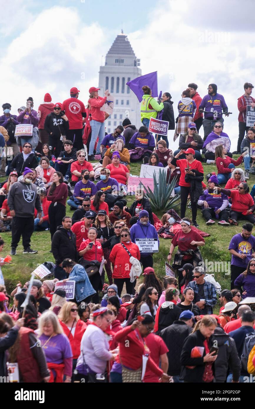 Los Angeles, California, USA. 23rd Mar, 2023. Los Angeles Unified ...