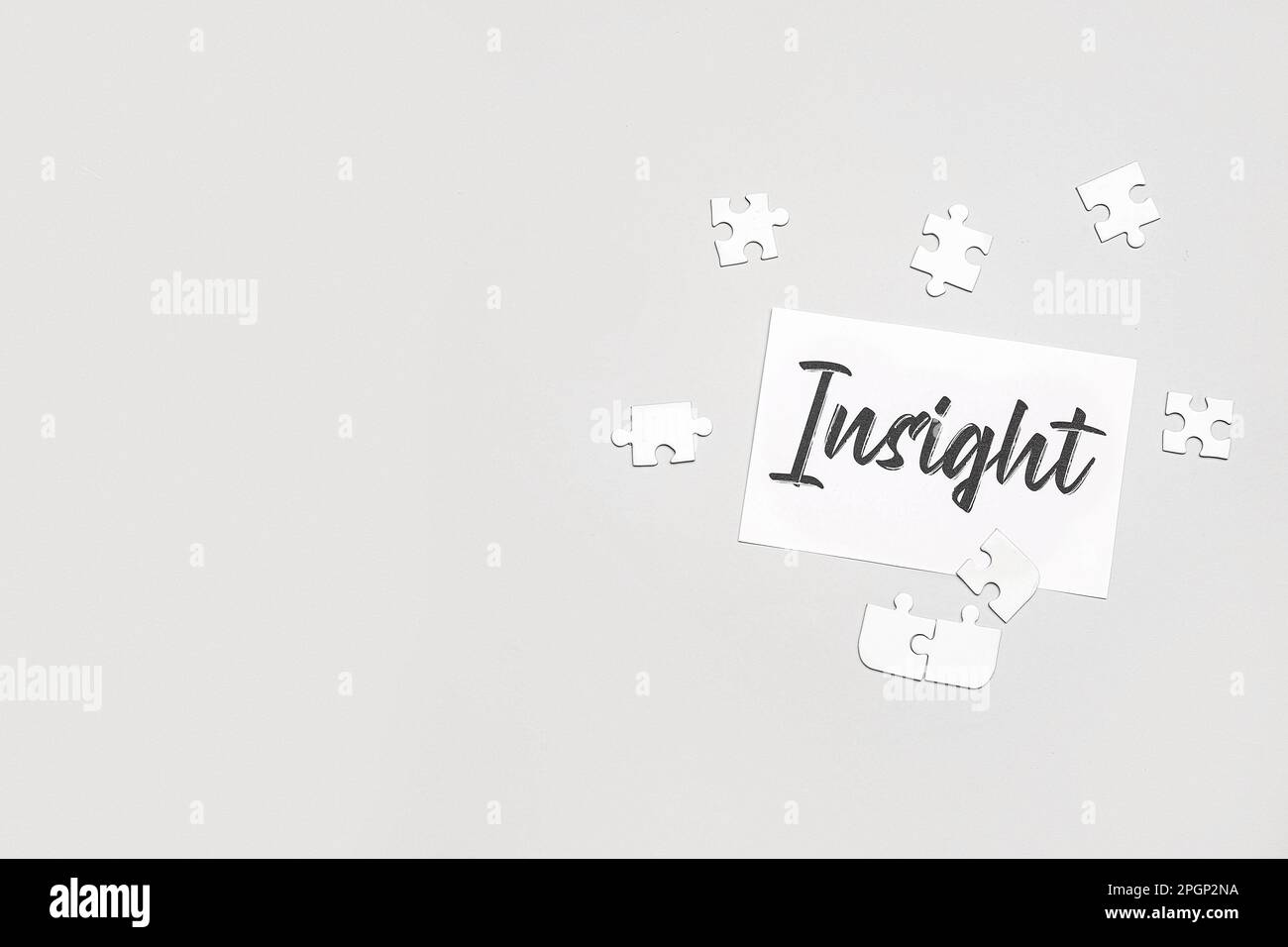 Puzzle pieces word research hi-res stock photography and images - Alamy