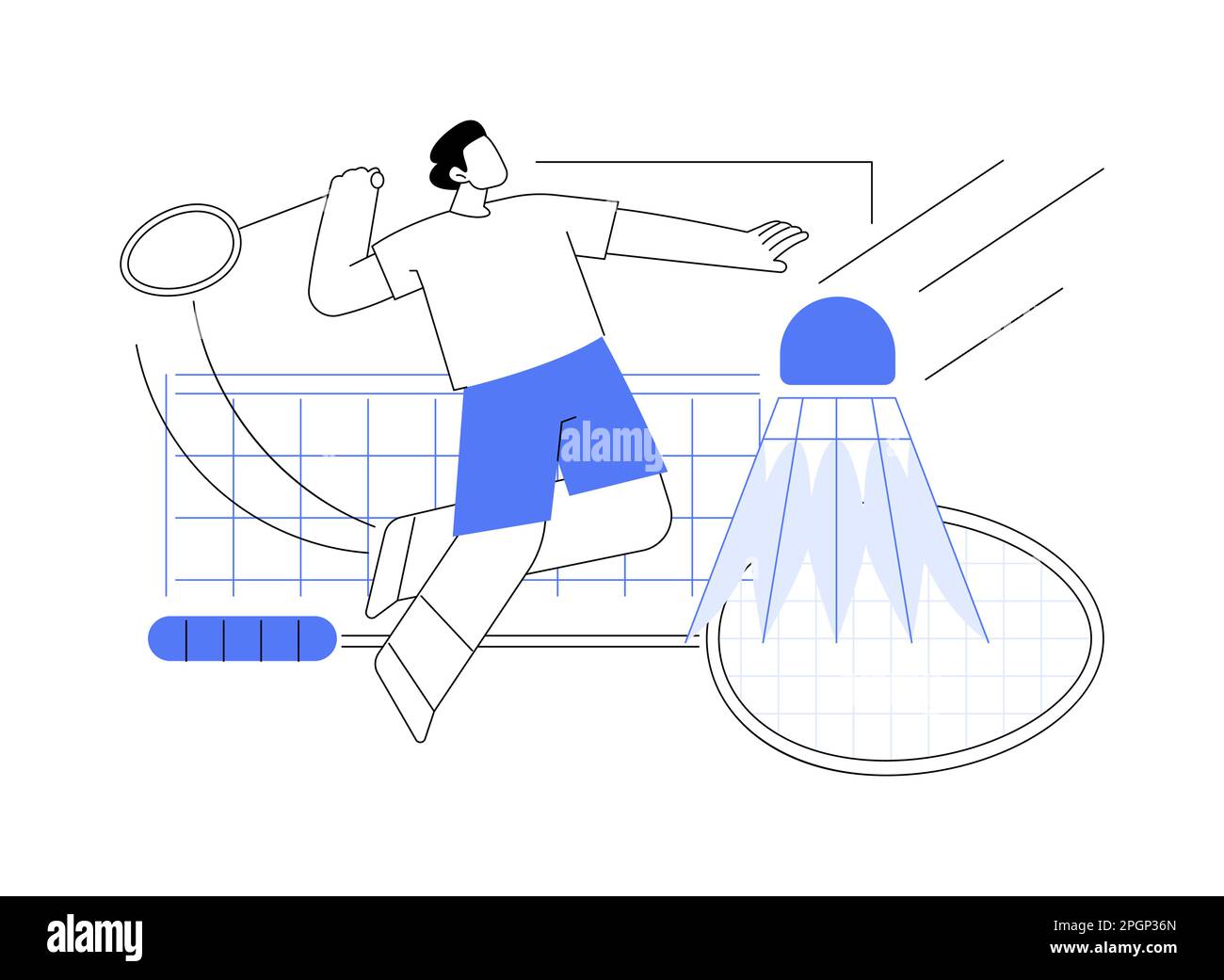 Badminton abstract concept vector illustration Stock Vector Image & Art ...