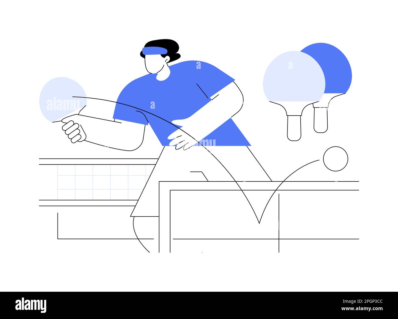 Table tennis abstract concept vector illustration Stock Vector Image ...