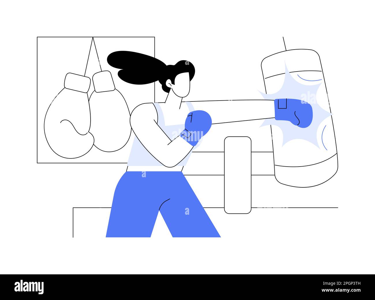 Boxing abstract concept vector illustration Stock Vector Image & Art ...