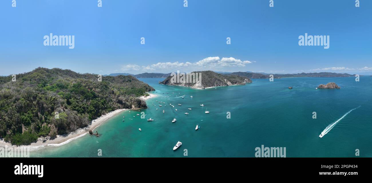 Located in the Gulf of Nicoya Tortuga Island (Isla Tortuga), Pacific ...