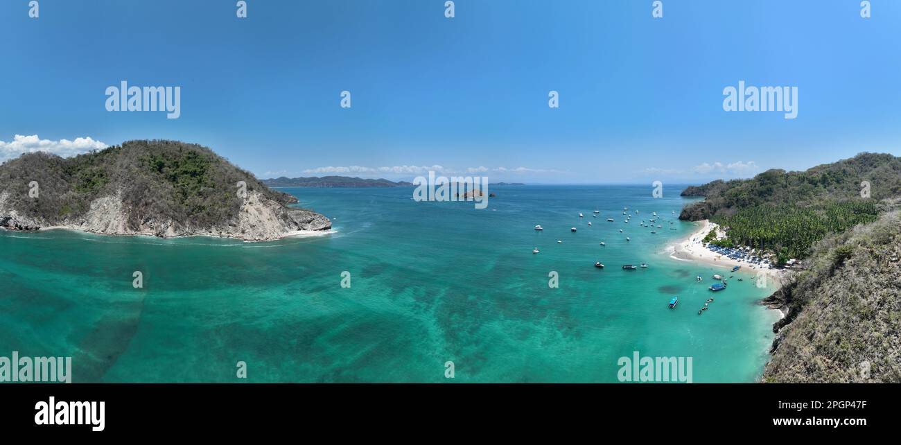 Located in the Gulf of Nicoya Tortuga Island (Isla Tortuga), Pacific ...