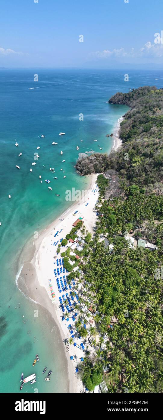 Located in the Gulf of Nicoya Tortuga Island (Isla Tortuga), Pacific ...