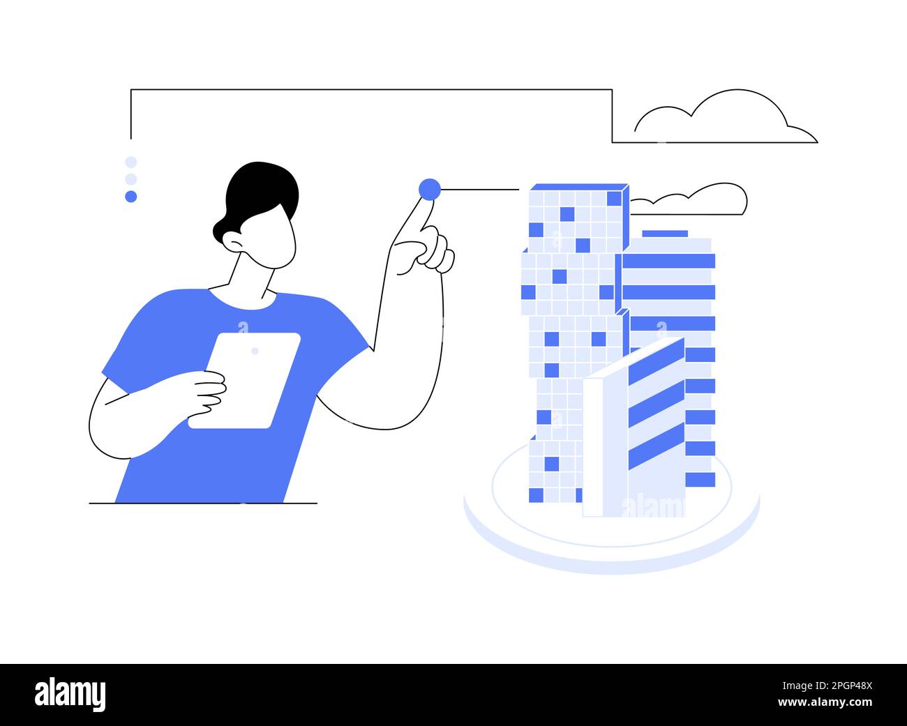 Interactive design visualization abstract concept vector illustration ... Interactive design visualization abstract concept vector illustration ...
