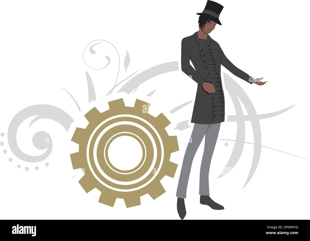 Victorian engineering Stock Vector Images - Alamy