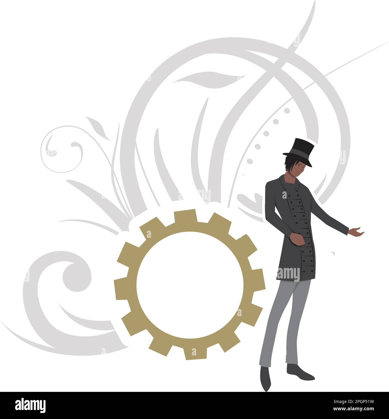 Victorian engineering Stock Vector Images - Alamy
