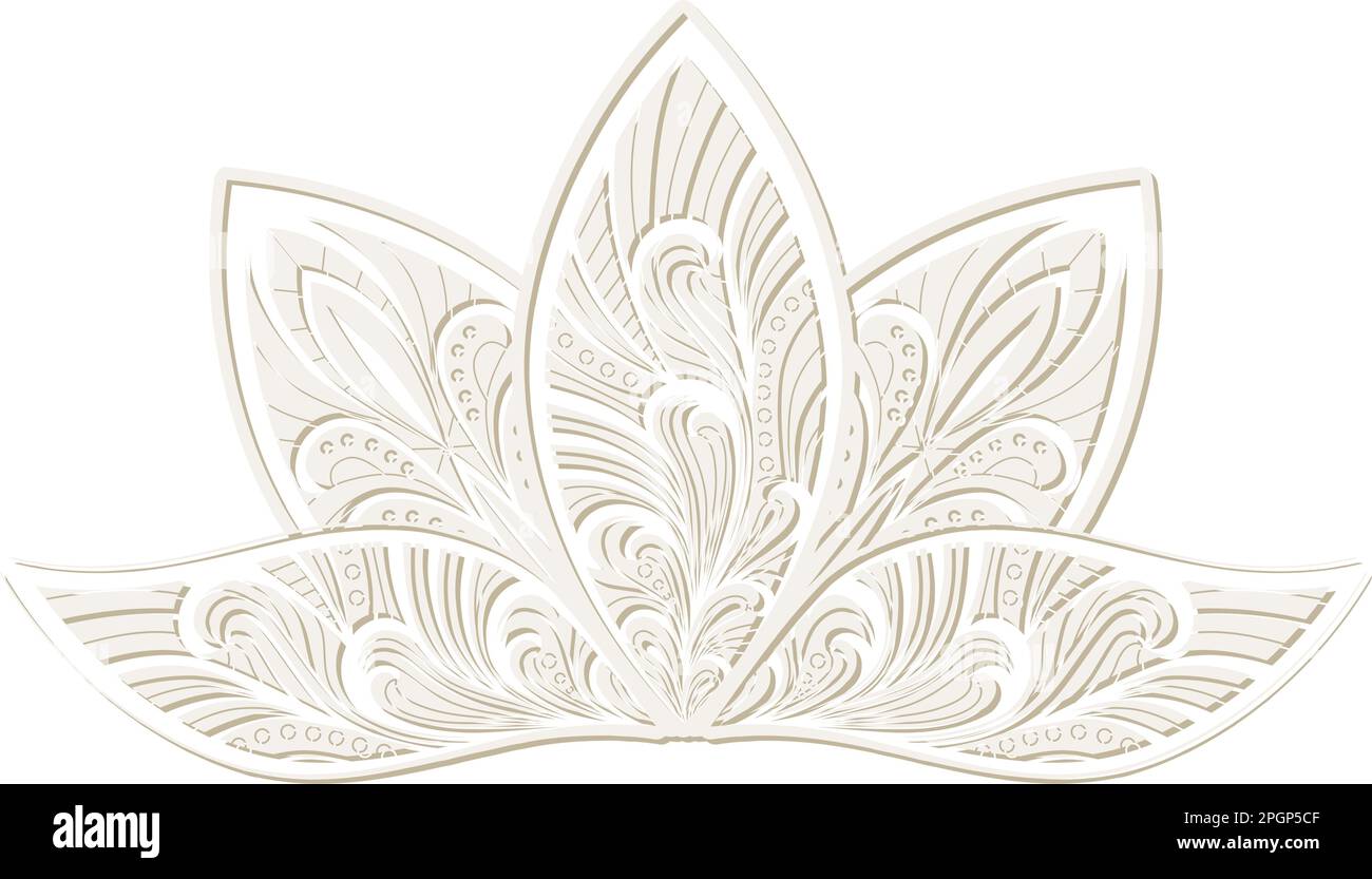 ornamental lotus flower Stock Vector Image & Art - Alamy