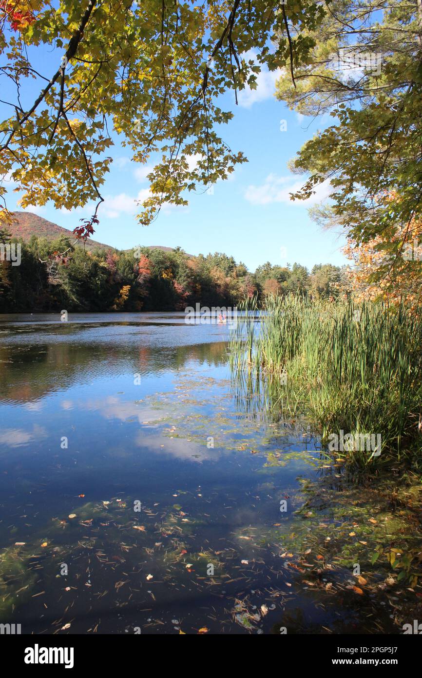 A Lake in Vermont Stock Photo - Alamy