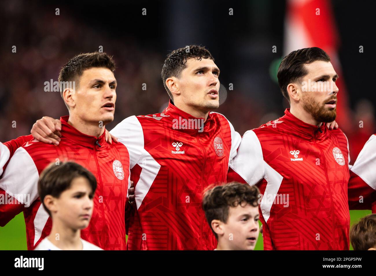 Copenhagen, Denmark. 23rd Mar, 2023. Andreas Christensen of Denmark ...
