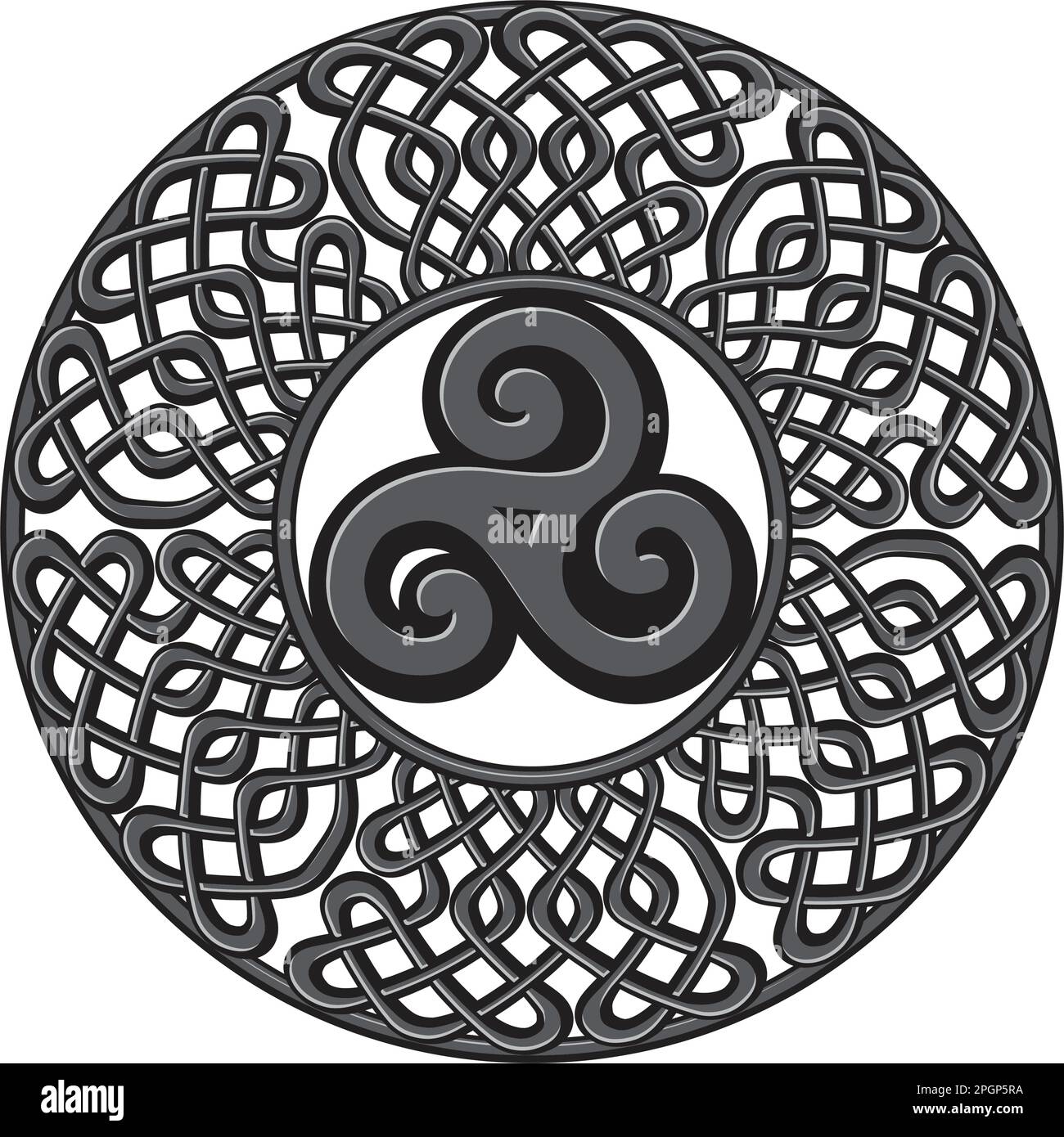 Triple Spiral, ancient Celtic symbol Stock Vector Image & Art - Alamy