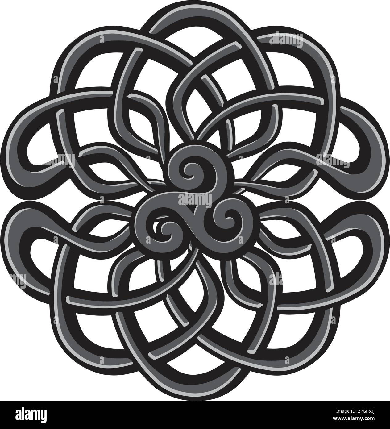 Triple Spiral, ancient Celtic symbol Stock Vector Image & Art - Alamy