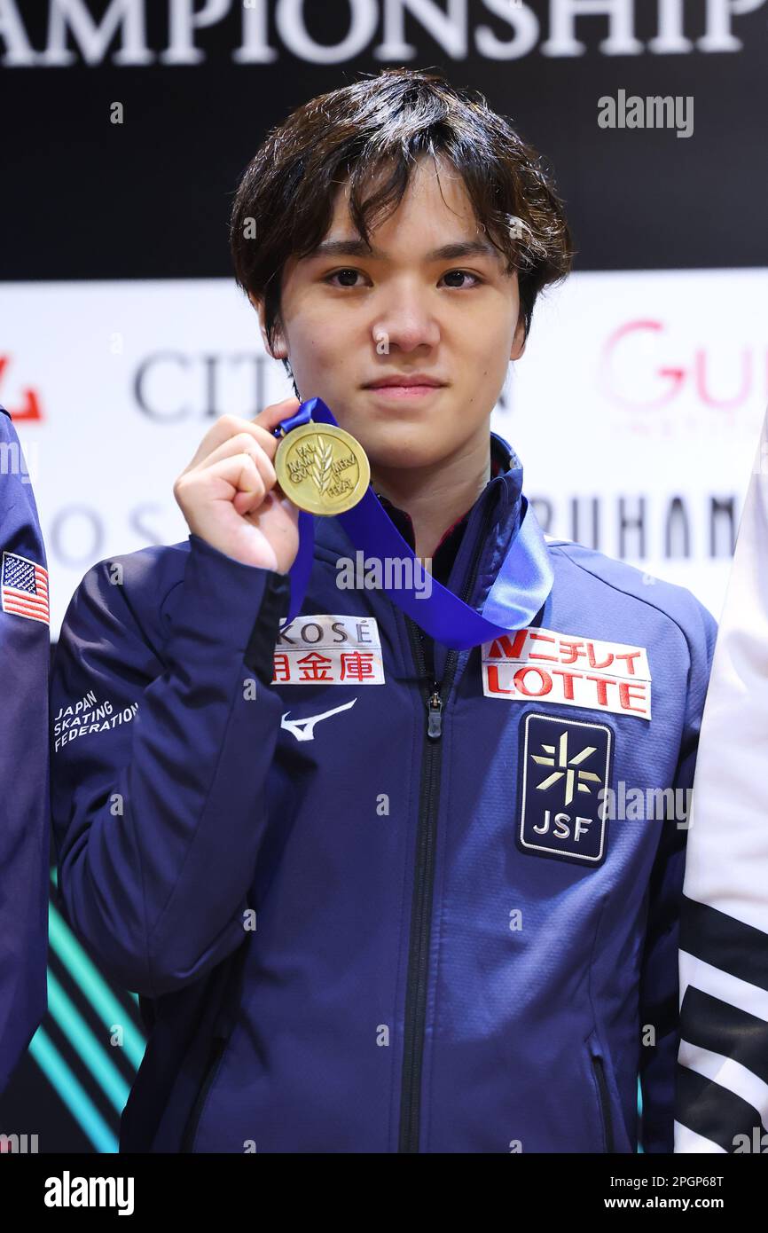 Saitama, Japan. 23rd Mar, 2023. Shoma Uno (JPN) Figure Skating : ISU World Figure Skating ...