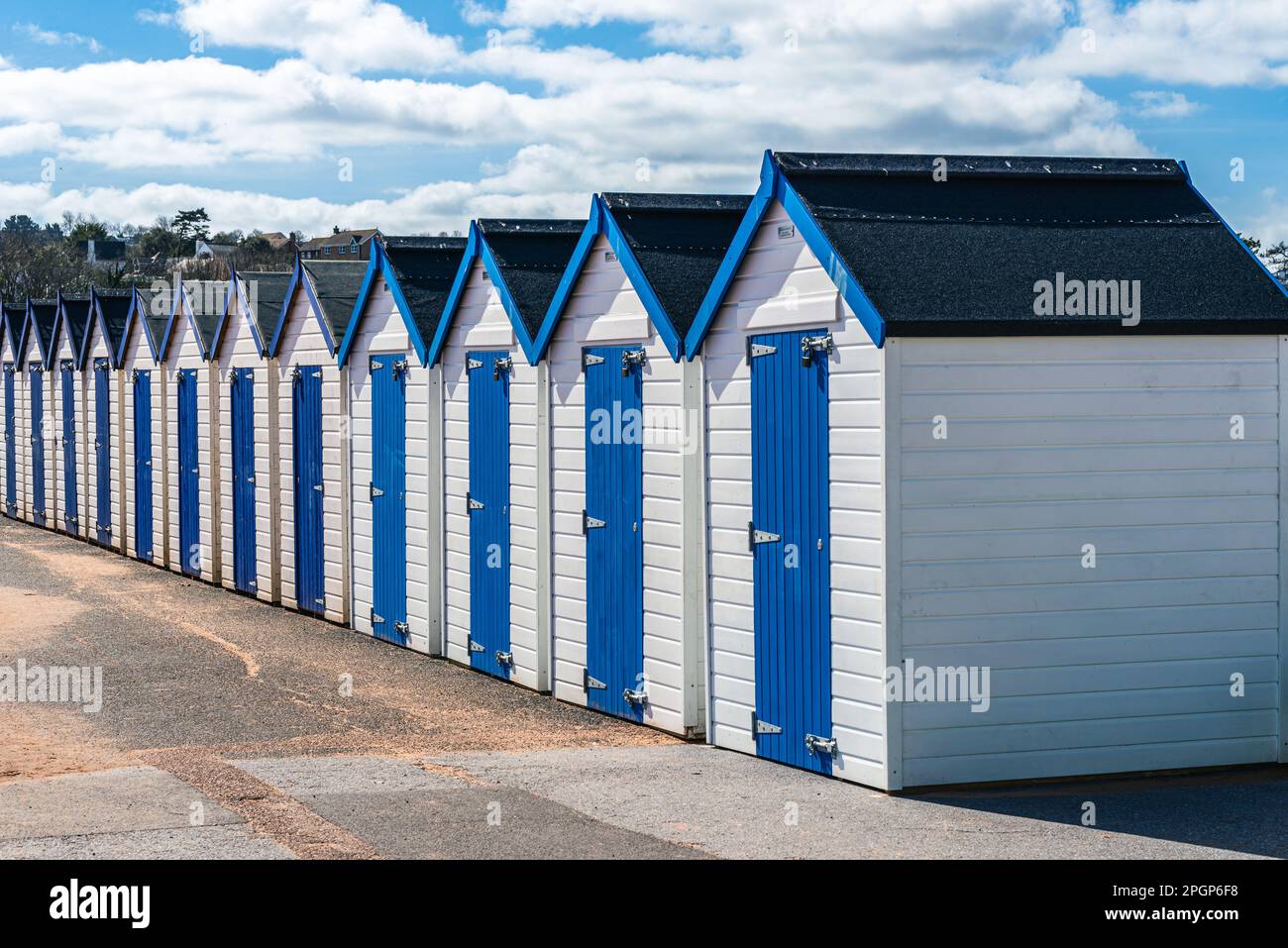 Beach Huts, Broadsands Beach, Paignton, Devon, England Stock Photo - Alamy