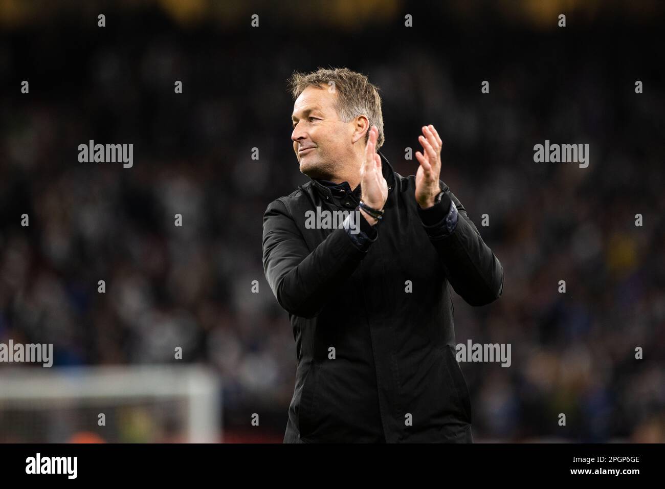 Copenhagen, Denmark. 23rd Mar, 2023. Head coach Kasper Hjulmand of ...