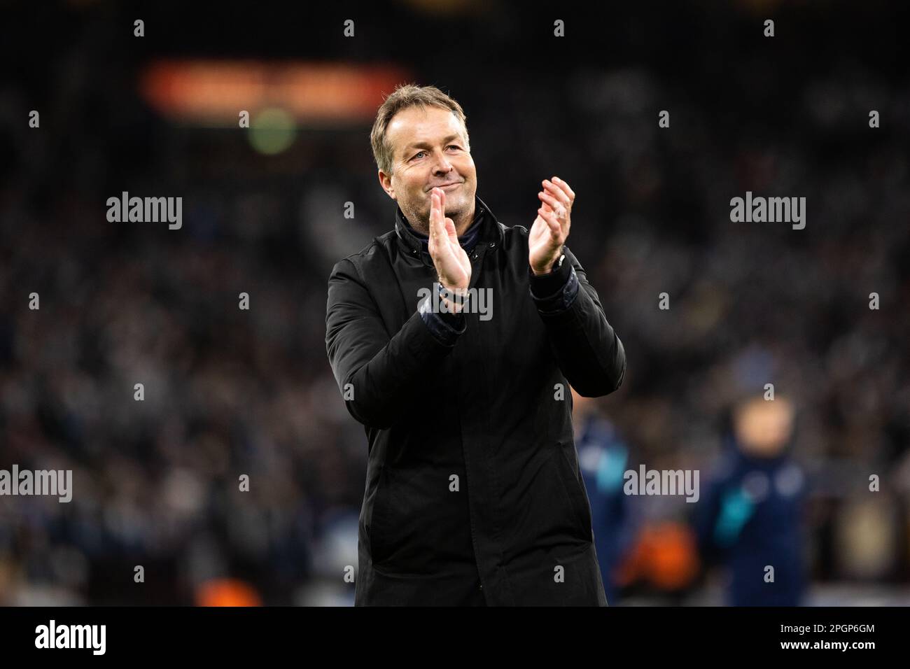 Copenhagen, Denmark. 23rd Mar, 2023. Head coach Kasper Hjulmand of ...