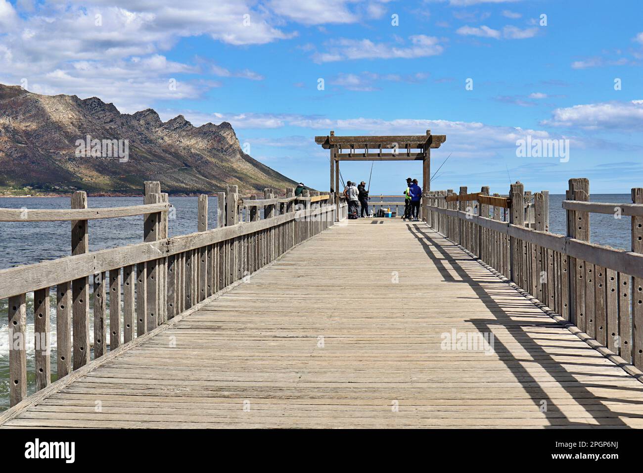 wooden pier, bridge on the beach Stock Photo - Alamy